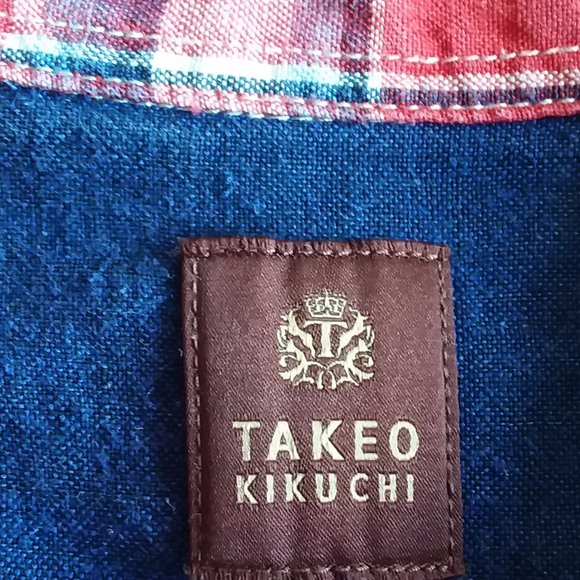 Takeo Kikuchi | Shirts | Takeo Kikuchi 0 Linen Button Front Shirt Size ...